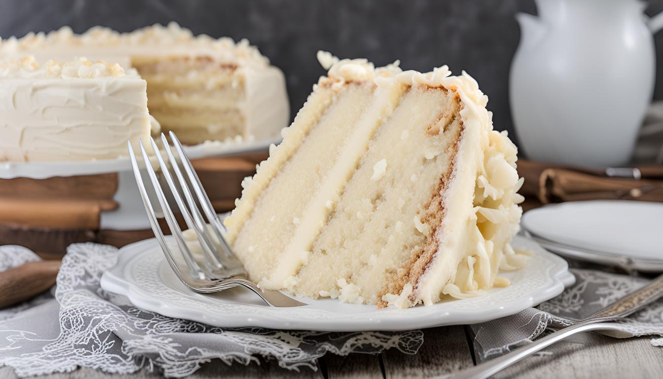 White German Chocolate Cake Recipe – yummydishes